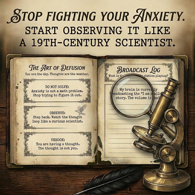 The Observer's Grimoire | Dark Academia Cognitive Defusion Journal ...