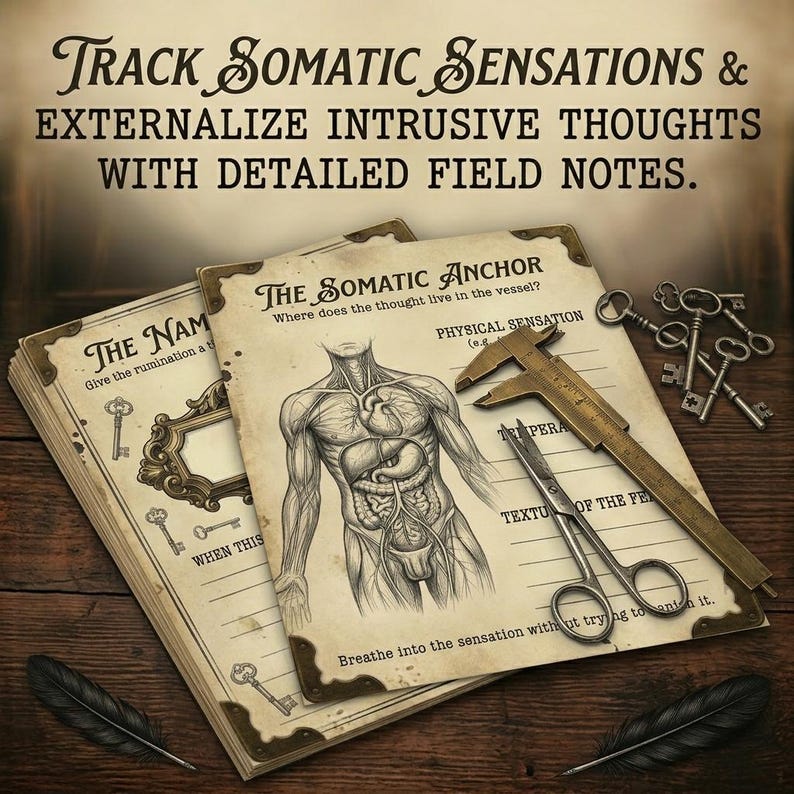 The Observer's Grimoire | Dark Academia Cognitive Defusion Journal ...