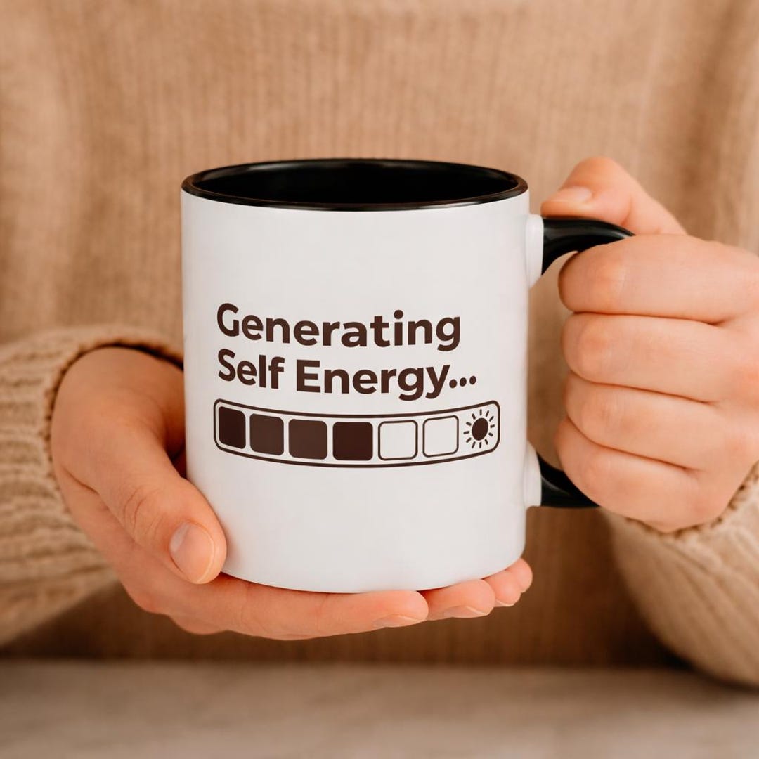 Funny Introvert Mug, Generating Self Energy, Spoonie Gift - Etsy