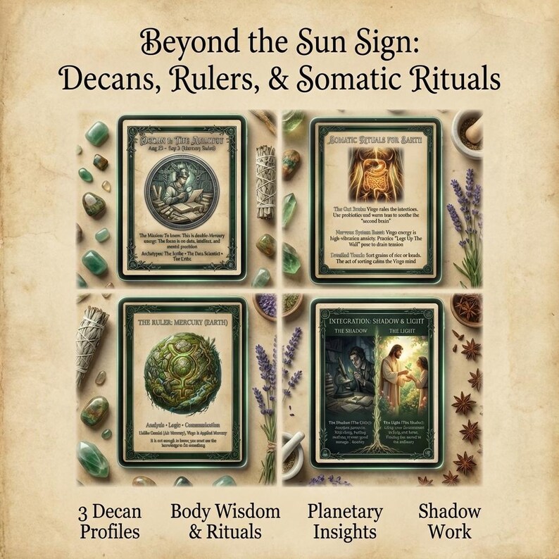 Virgo Archetype Atlas | Somatic Rituals & Shadow Work (PDF Download) - Etsy