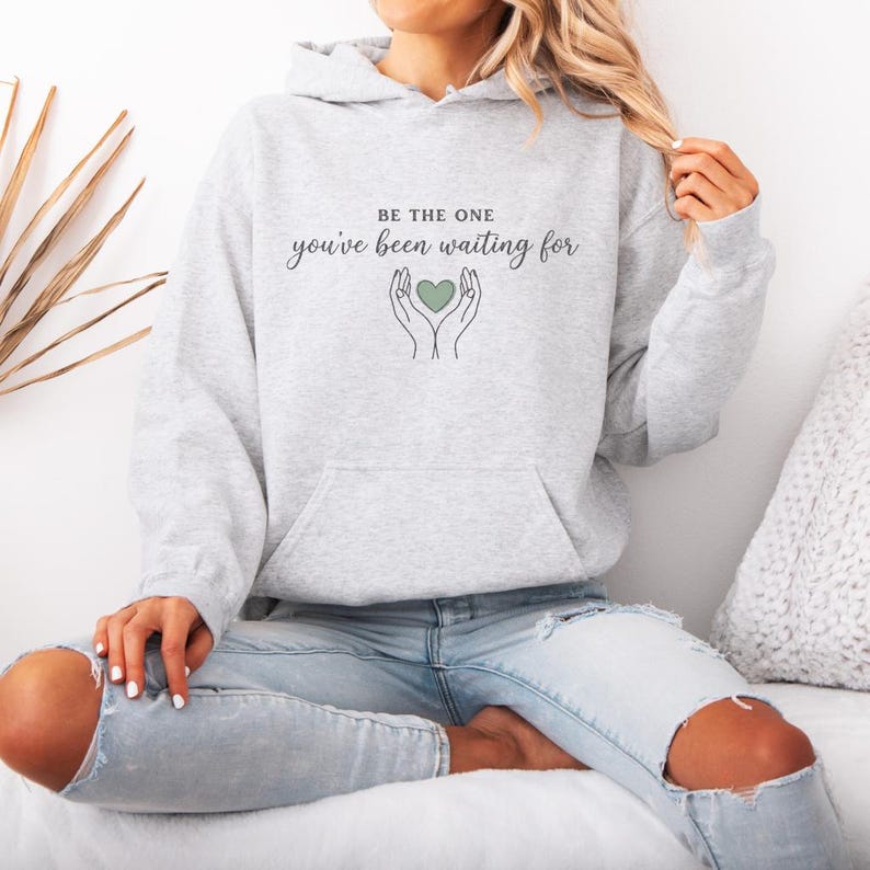 Self Love Hoodie, Mental Health Sweatshirt, Heart Design - Etsy UK