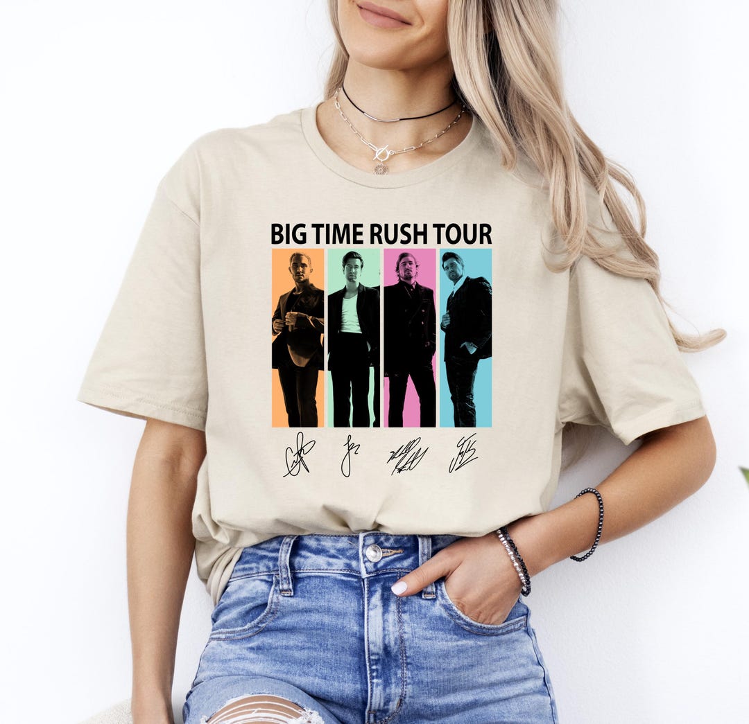 Big Time Rush Tour T-shirt: BTR Band Concert Tee 2025 - Etsy