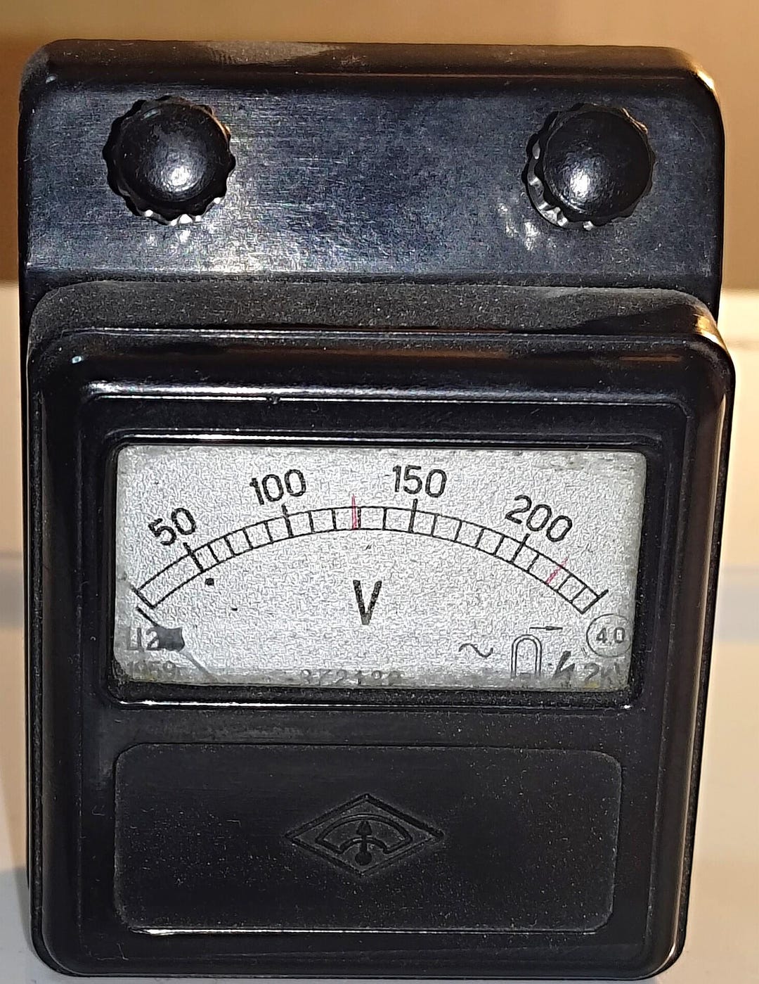 Soviet Vintage Analog Voltmeter DC Old Retro Steampunk 1959 Working ...