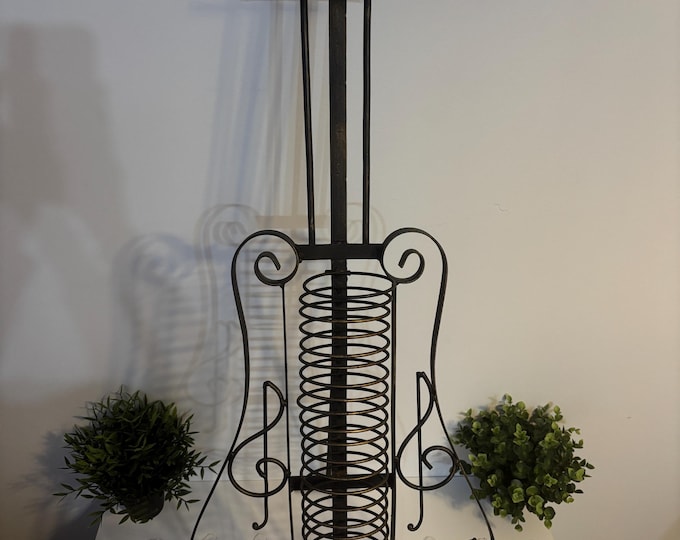 Black Metal Guitar-shaped CD Holder, Music CD Storage, Vintage Music ...