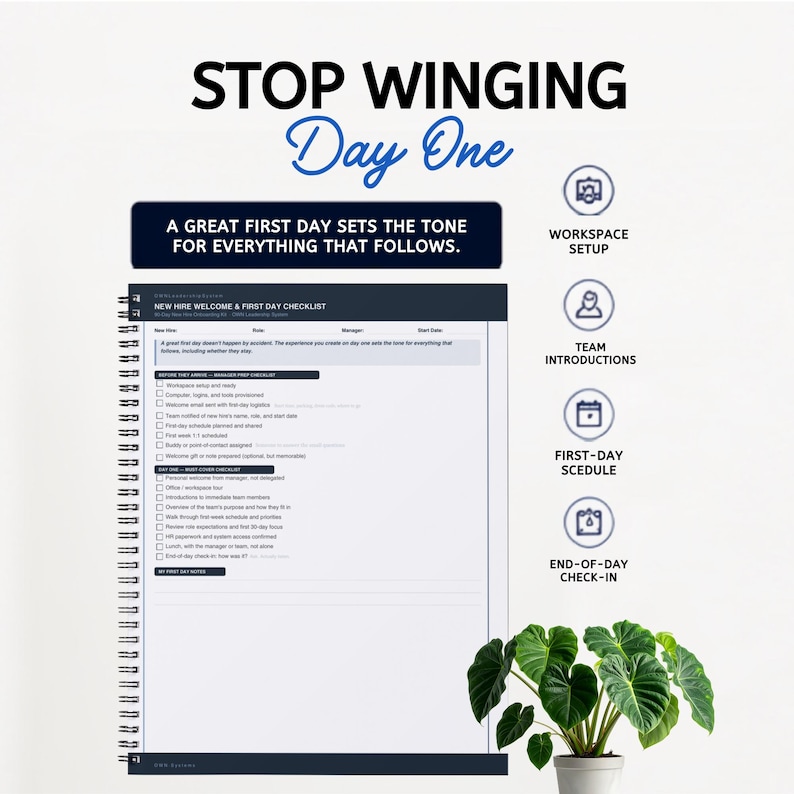 90-day New Hire Onboarding Kit | Manager Toolkit, Templates - Etsy UK