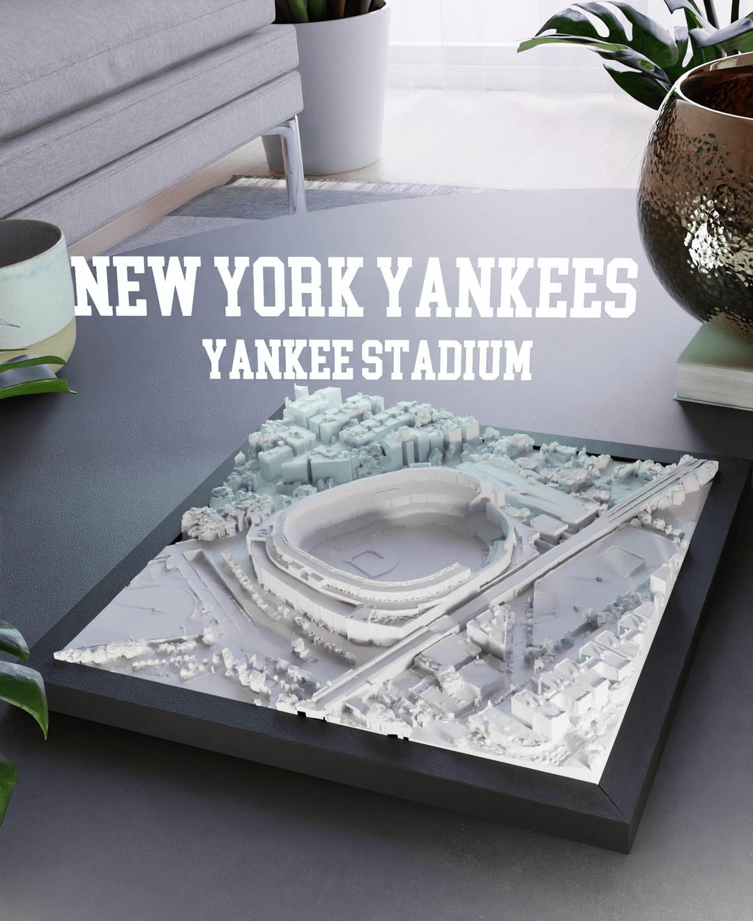 3D Printed Yankee Stadium - Etsy