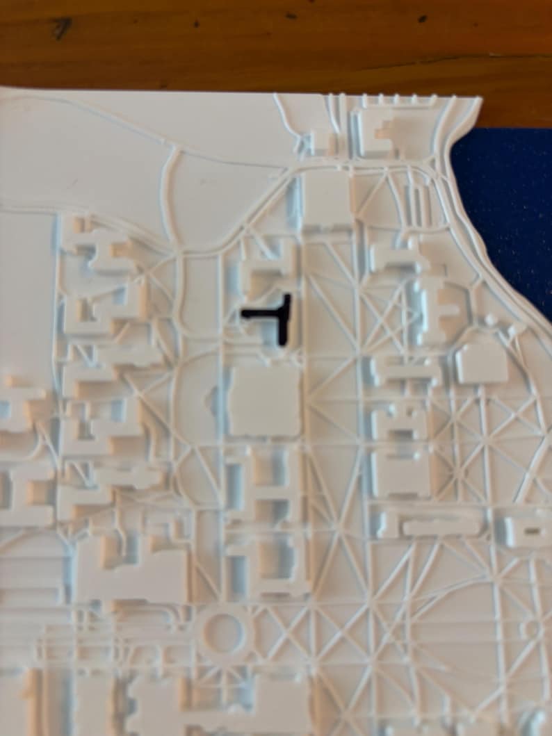 3D Printed Map Custom - Etsy