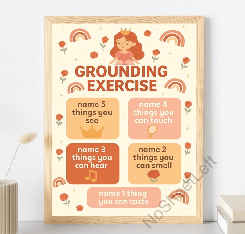 Enchanted Grounding Exercise for Kids – 5 Senses Calm Down Printable ...