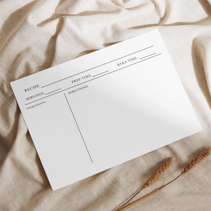 Simple Recipe - Etsy