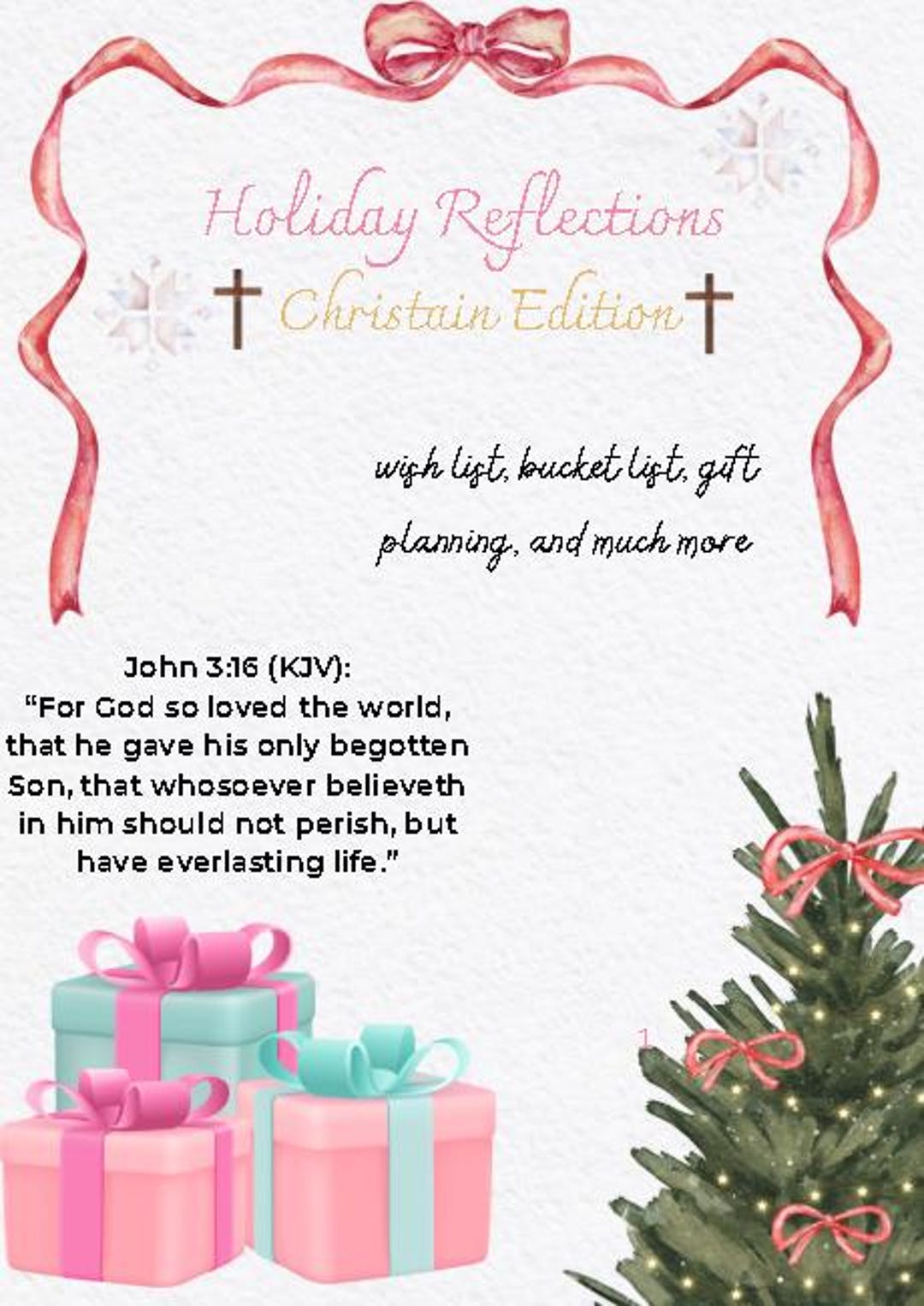 Christian Christmas Prayer & Devotional Journal — Faith, Scripture ...