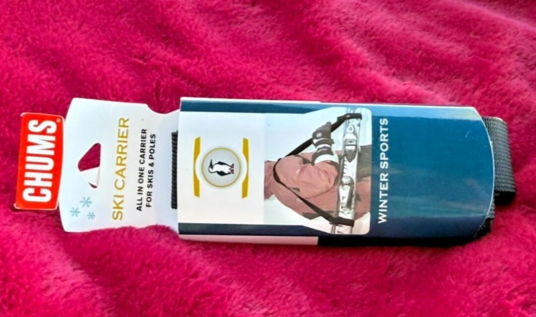 Chums Ski Carrier Adjustable Sling for Skis & Poles NWT - Etsy