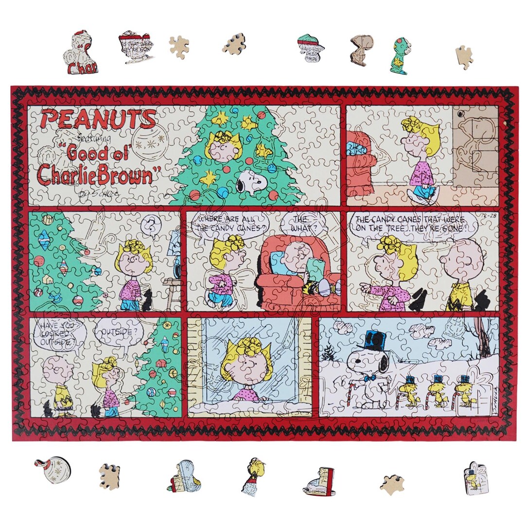 Official Peanuts Christmas Comic Jigsaw Puzzle – 300 Pieces Snoopy ...
