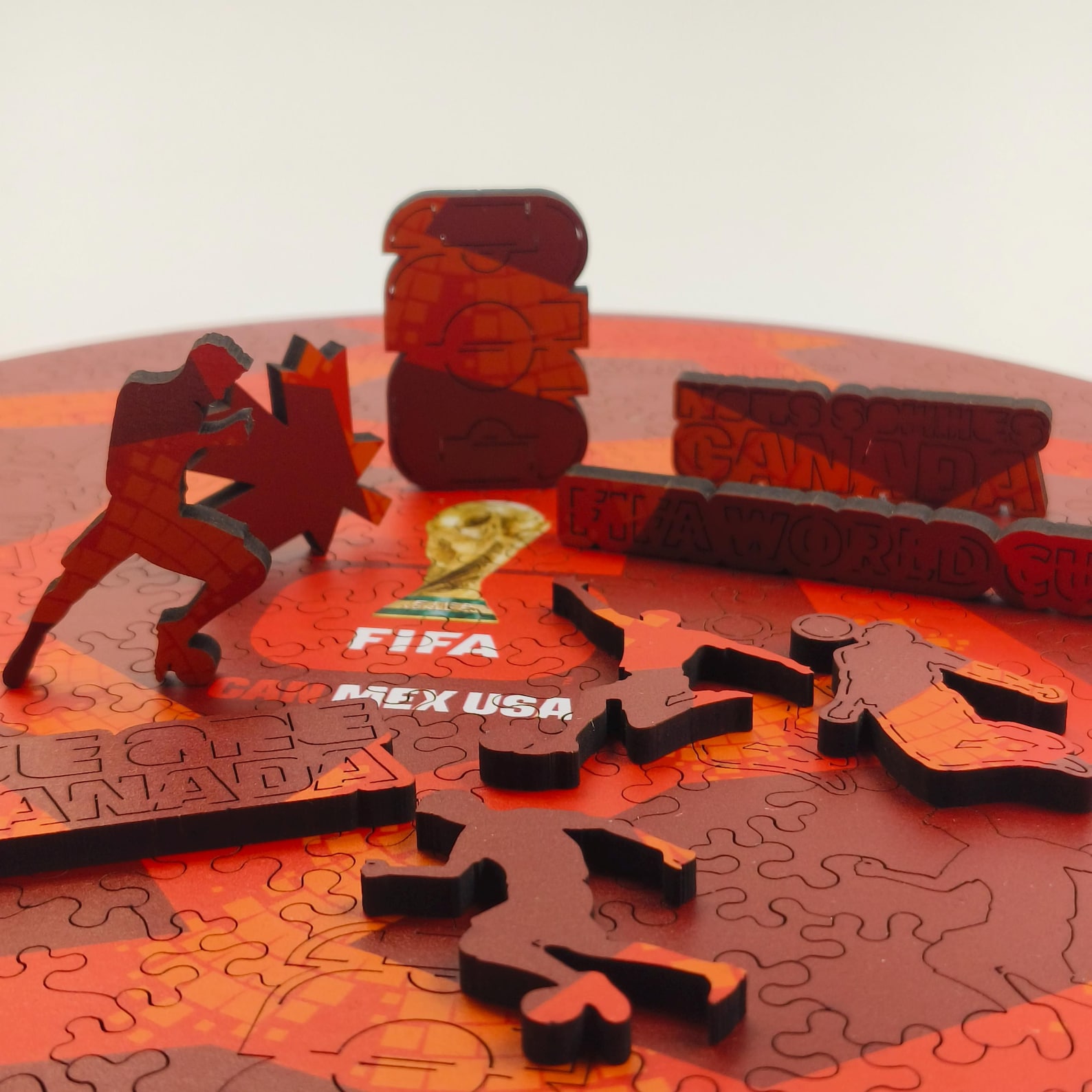 Official Licensed FIFA World Cup 26™ Jigsaw Puzzle – 200-piece Round ...
