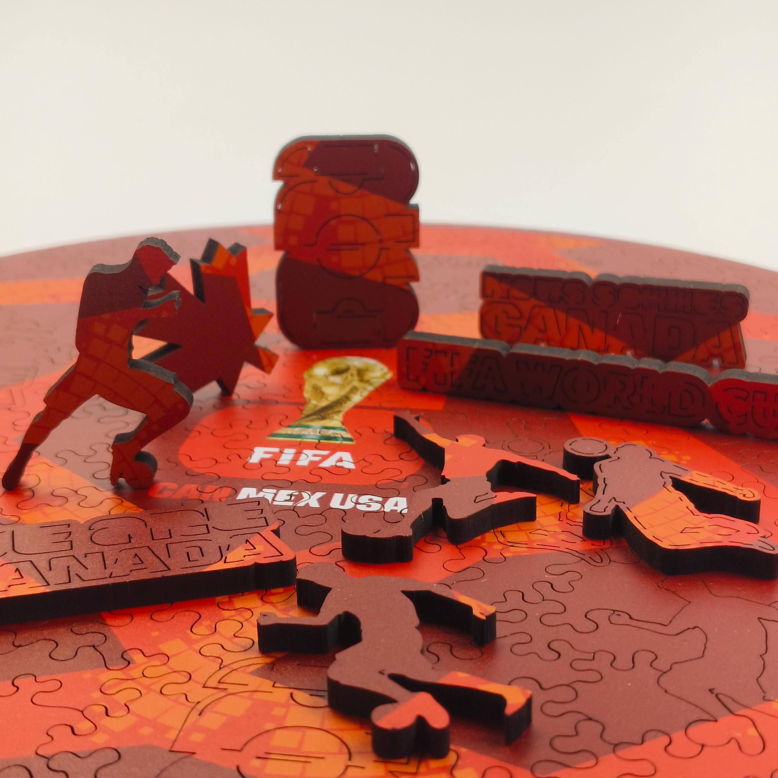 Official Licensed FIFA World Cup 26™ Jigsaw Puzzle – 200-piece Round ...