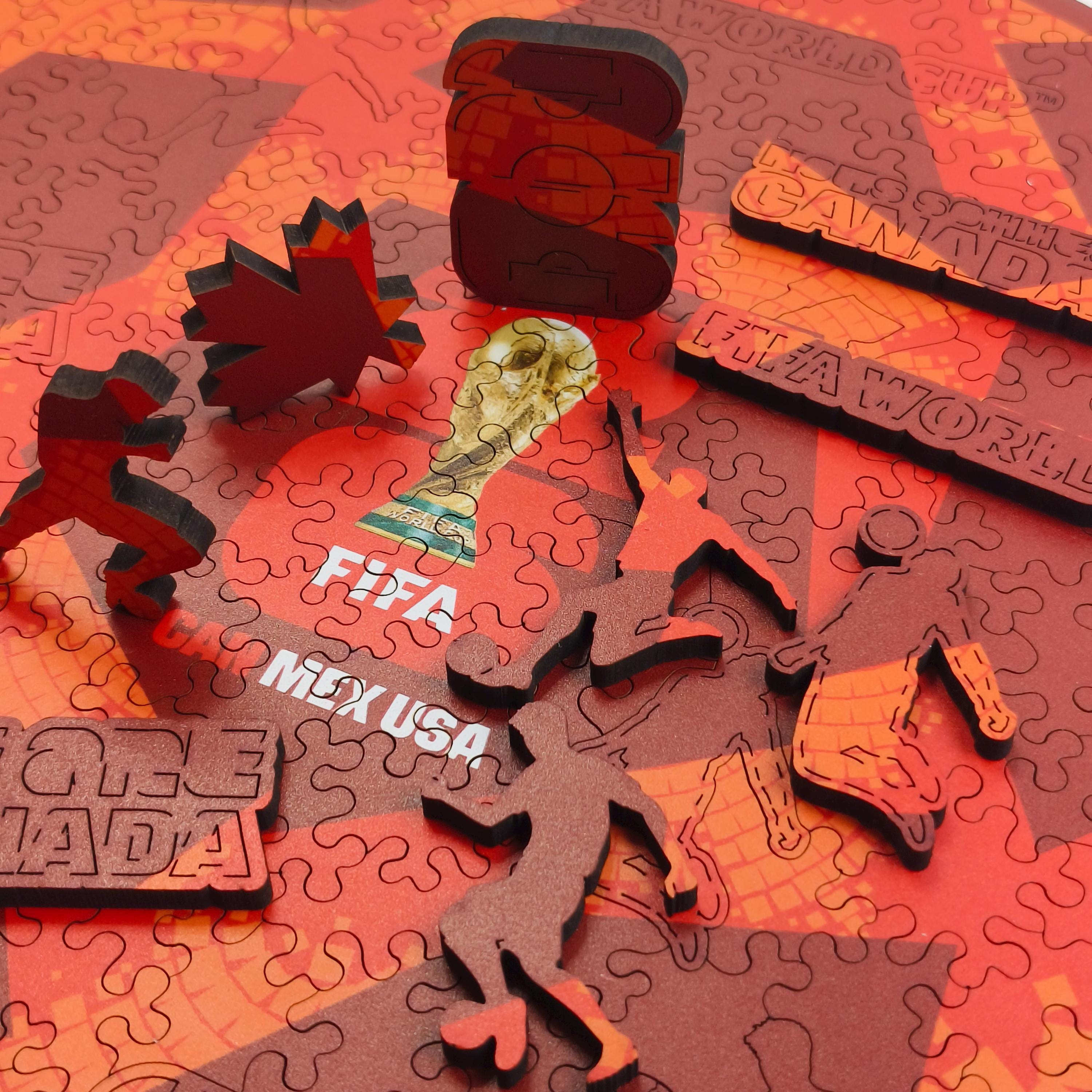 Official Licensed FIFA World Cup 26™ Jigsaw Puzzle – 200-piece Round ...