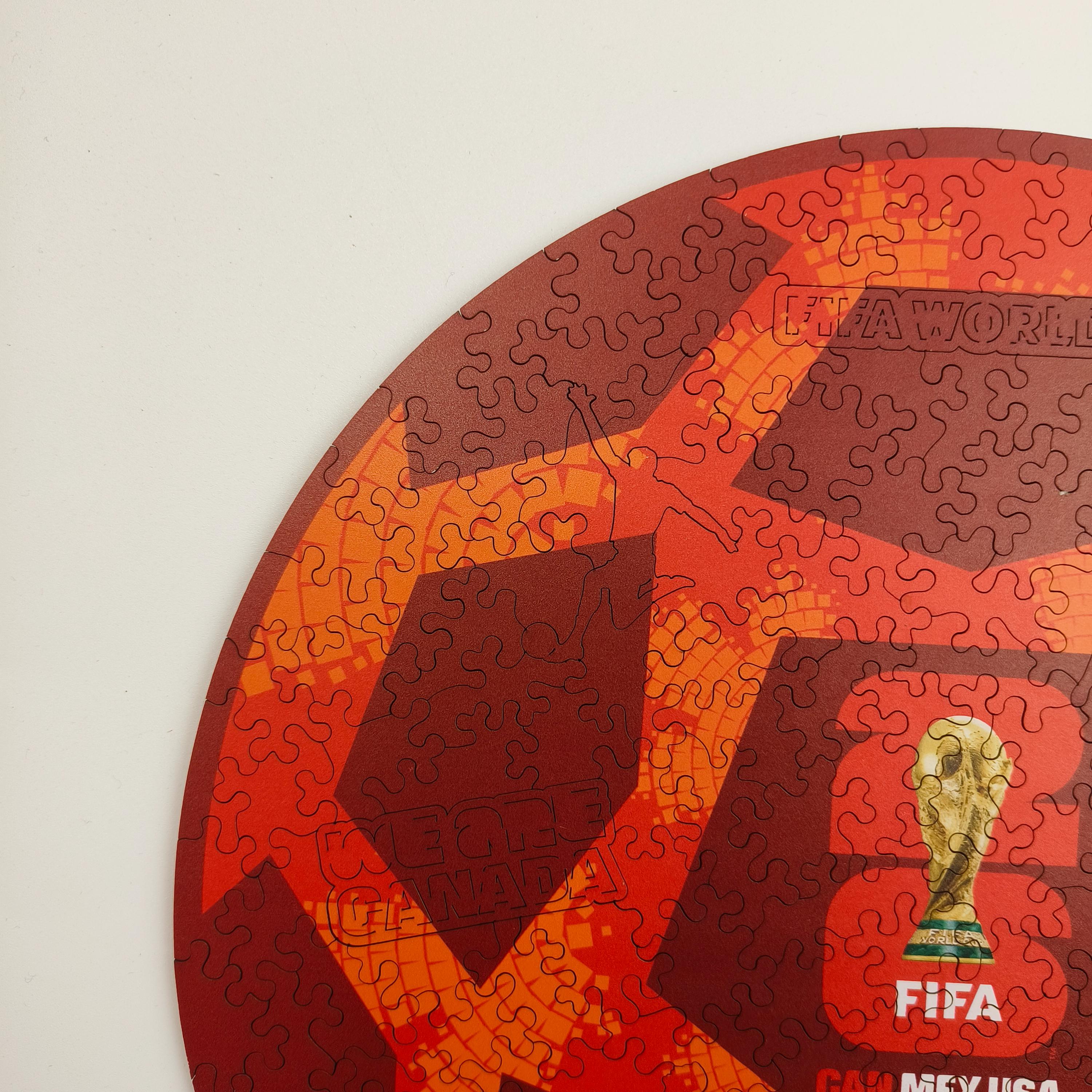 Official Licensed FIFA World Cup 26™ Jigsaw Puzzle – 200-piece Round ...