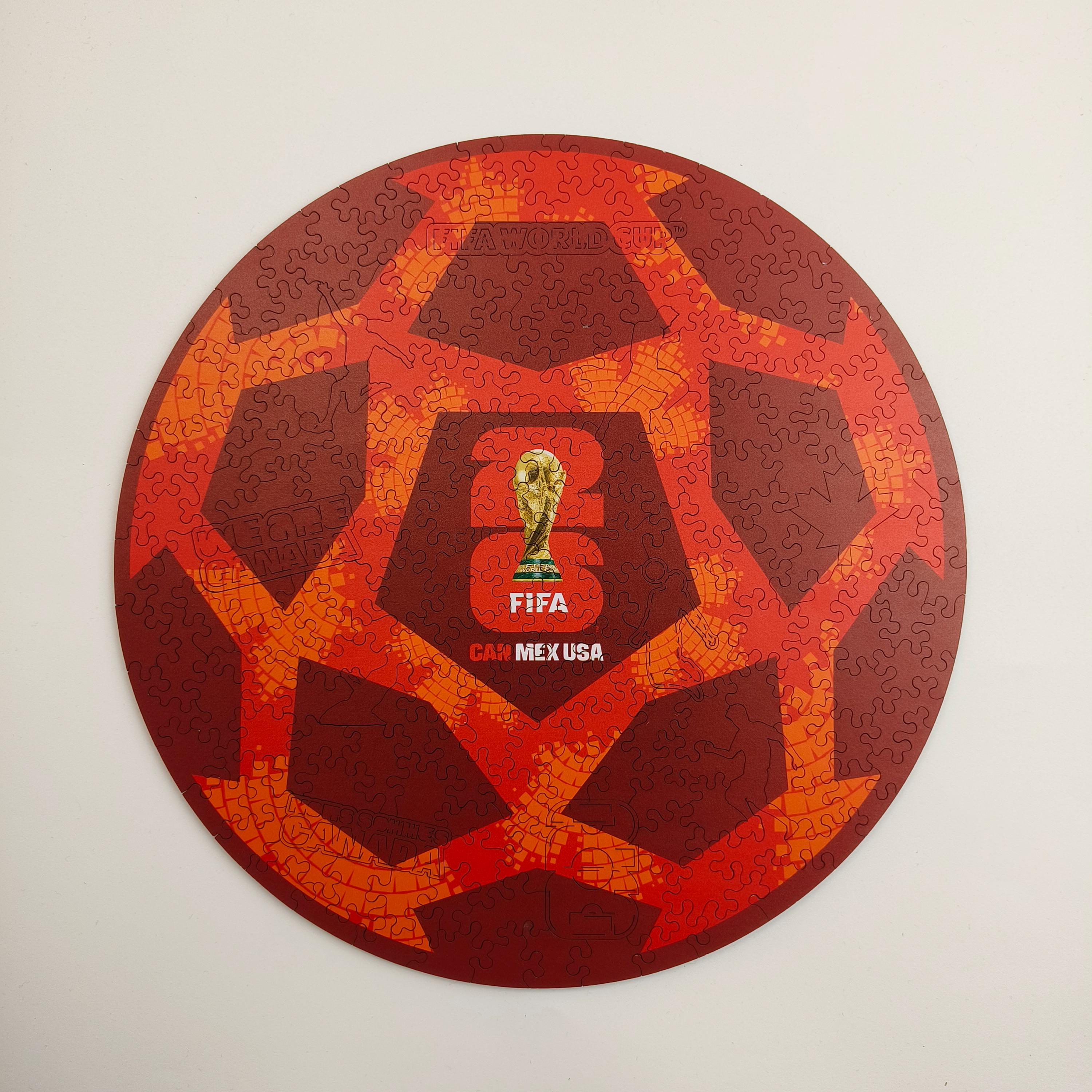 Official Licensed FIFA World Cup 26™ Jigsaw Puzzle – 200-piece Round ...