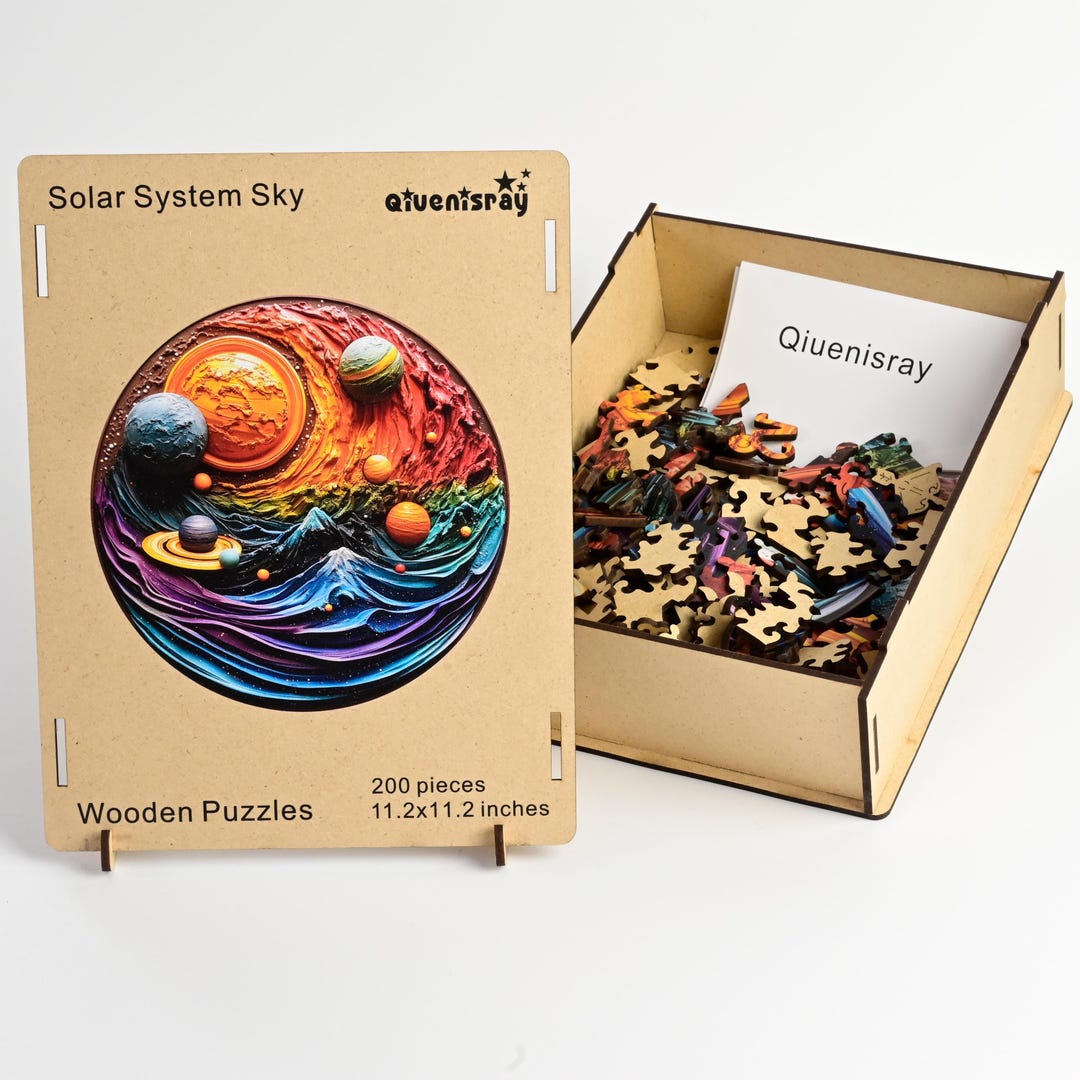Galaxy Universe Wooden Jigsaw Puzzles – 200 Pieces | Cosmos Planet ...