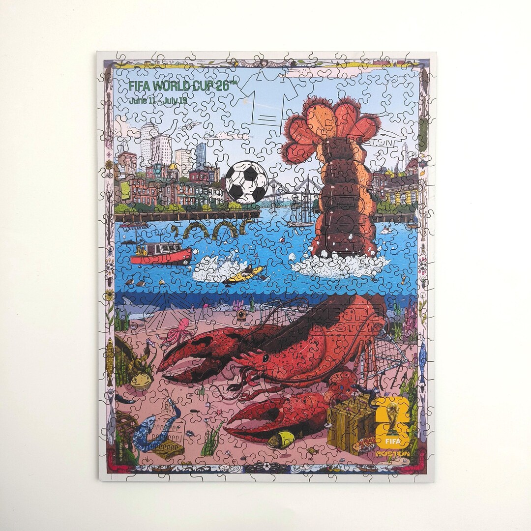 FIFA World Cup 26™ Official Licensed Jigsaw Puzzle – Boston City Poster ...