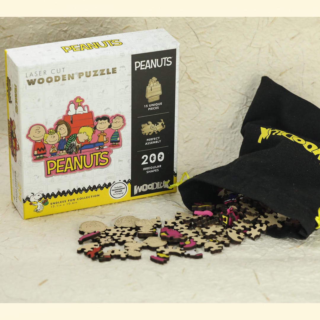 Rompecabezas de madera de Snoopy y sus amigos de Peanuts – 200 piezas ...