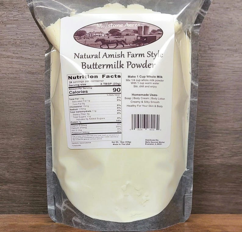 Buttermilk Powder Amish Style | All-natural | Midwest Dairy Sourced ...