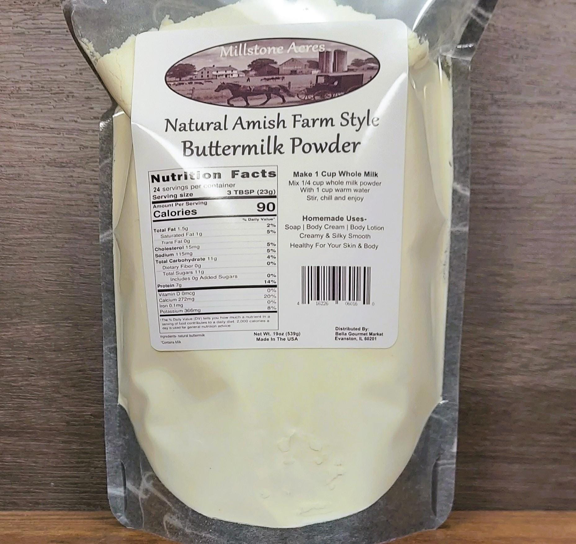 Buttermilk Powder Amish Style | All-natural | Midwest Dairy Sourced ...