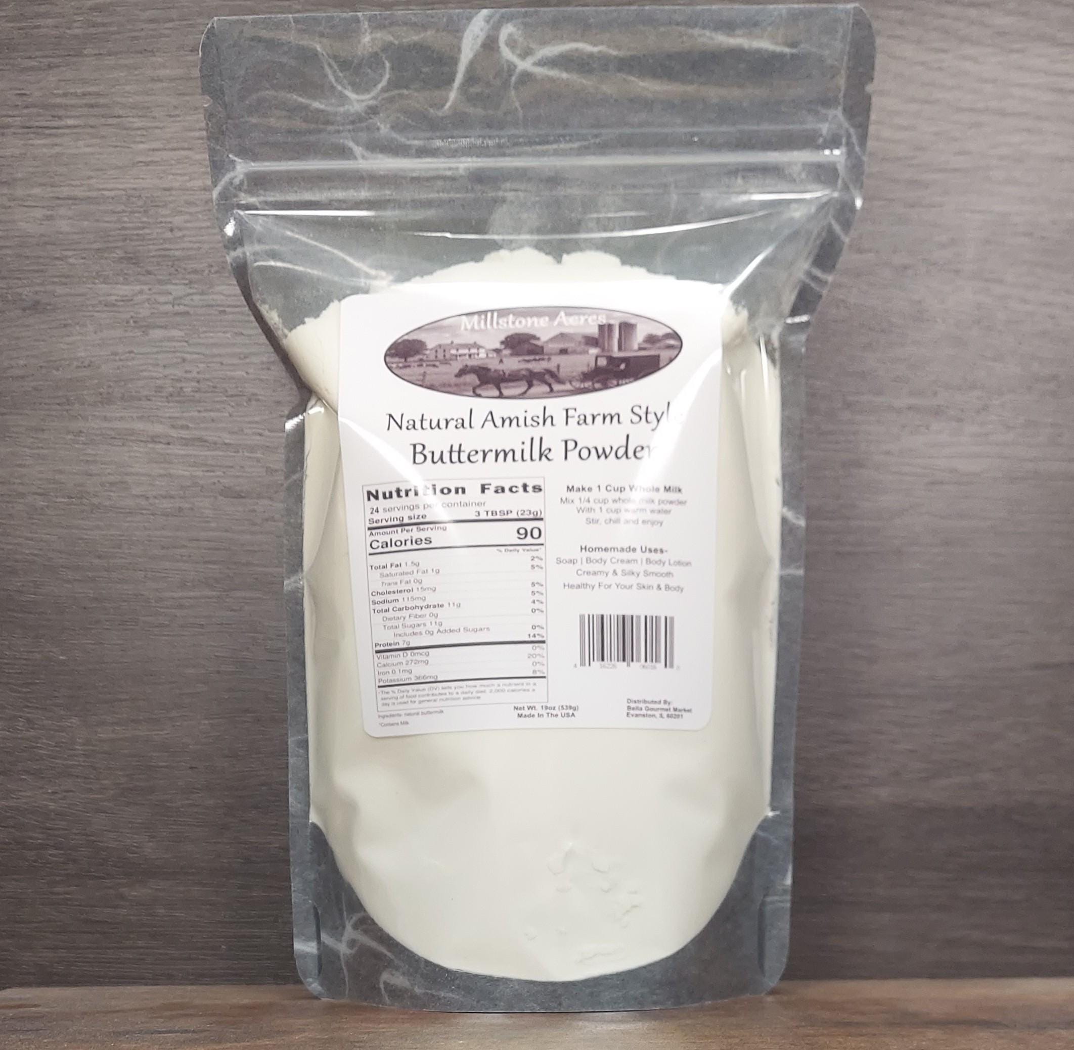 Buttermilk Powder Amish Style | All-natural | Midwest Dairy Sourced ...