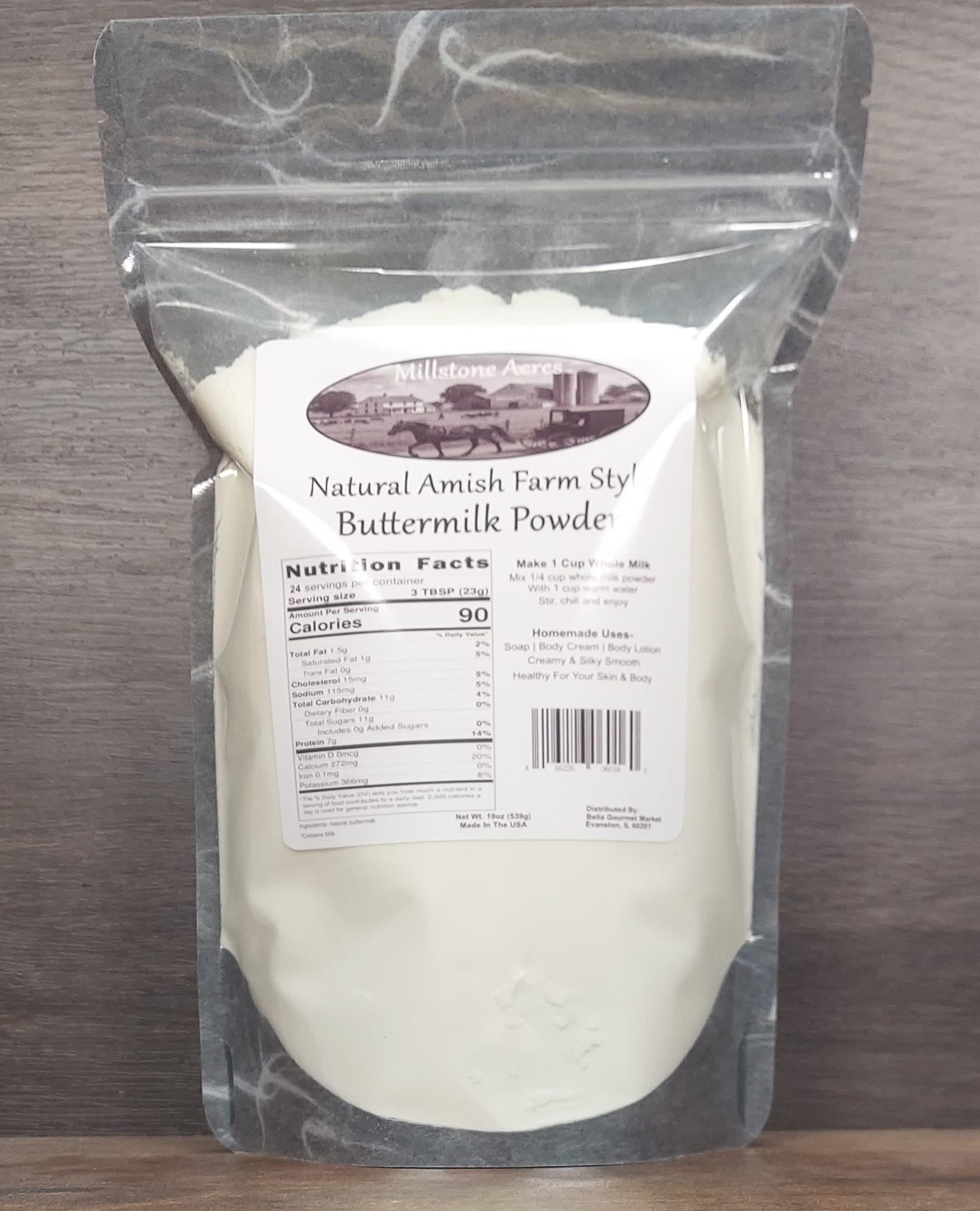 Buttermilk Powder Amish Style | All-natural | Midwest Dairy Sourced ...