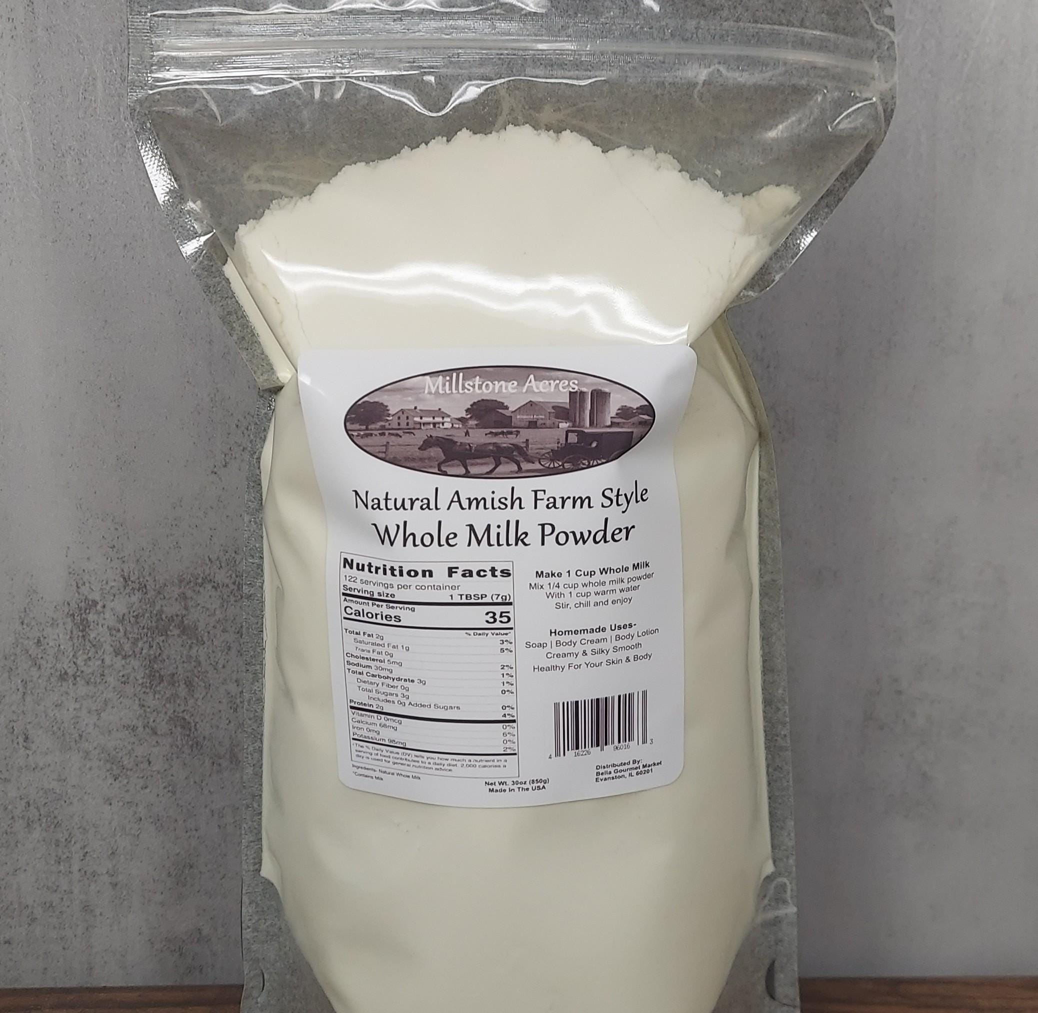Whole Milk Powder Natural Amish Style – Fresh Dairy Baking & Cooking ...