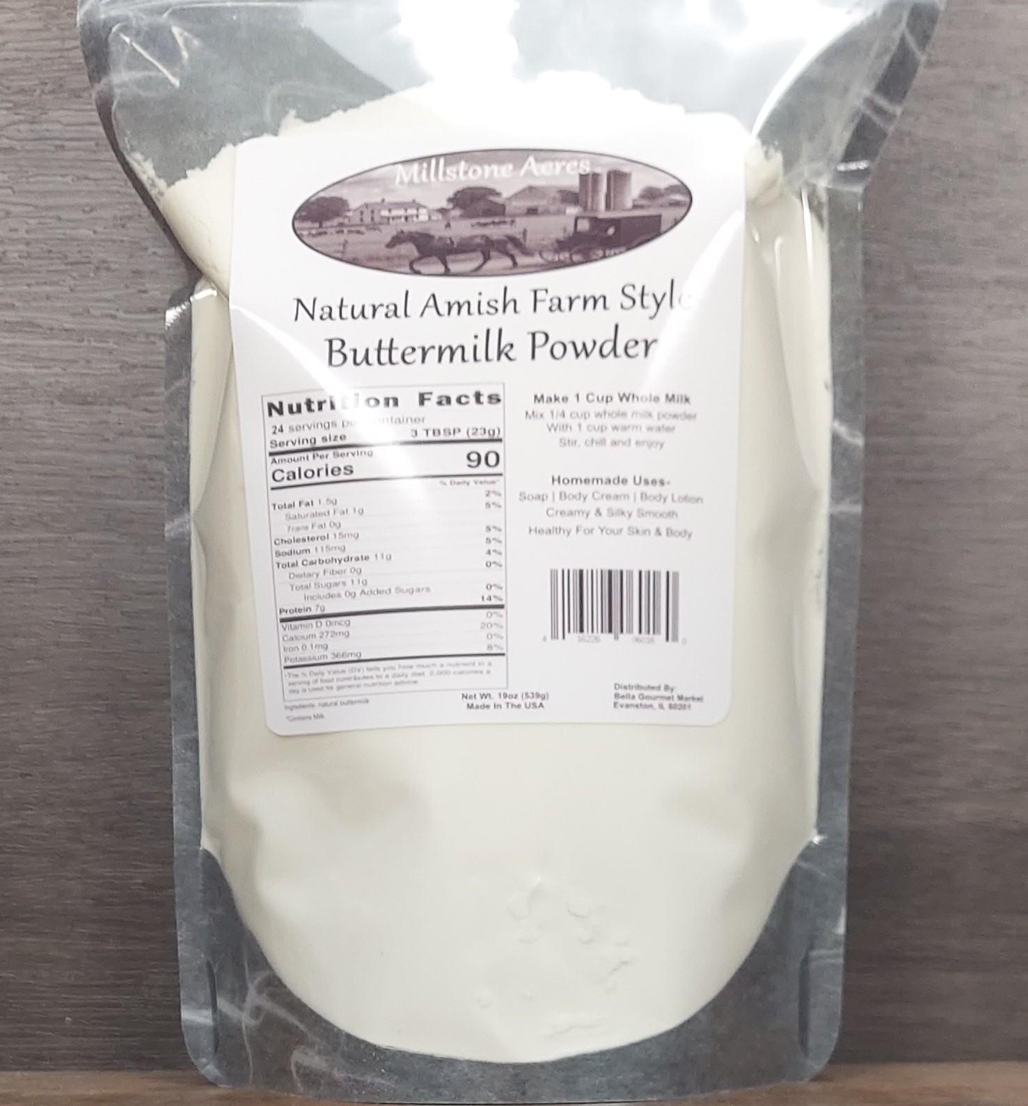 Buttermilk Powder Amish Style | All-natural | Midwest Dairy Sourced ...