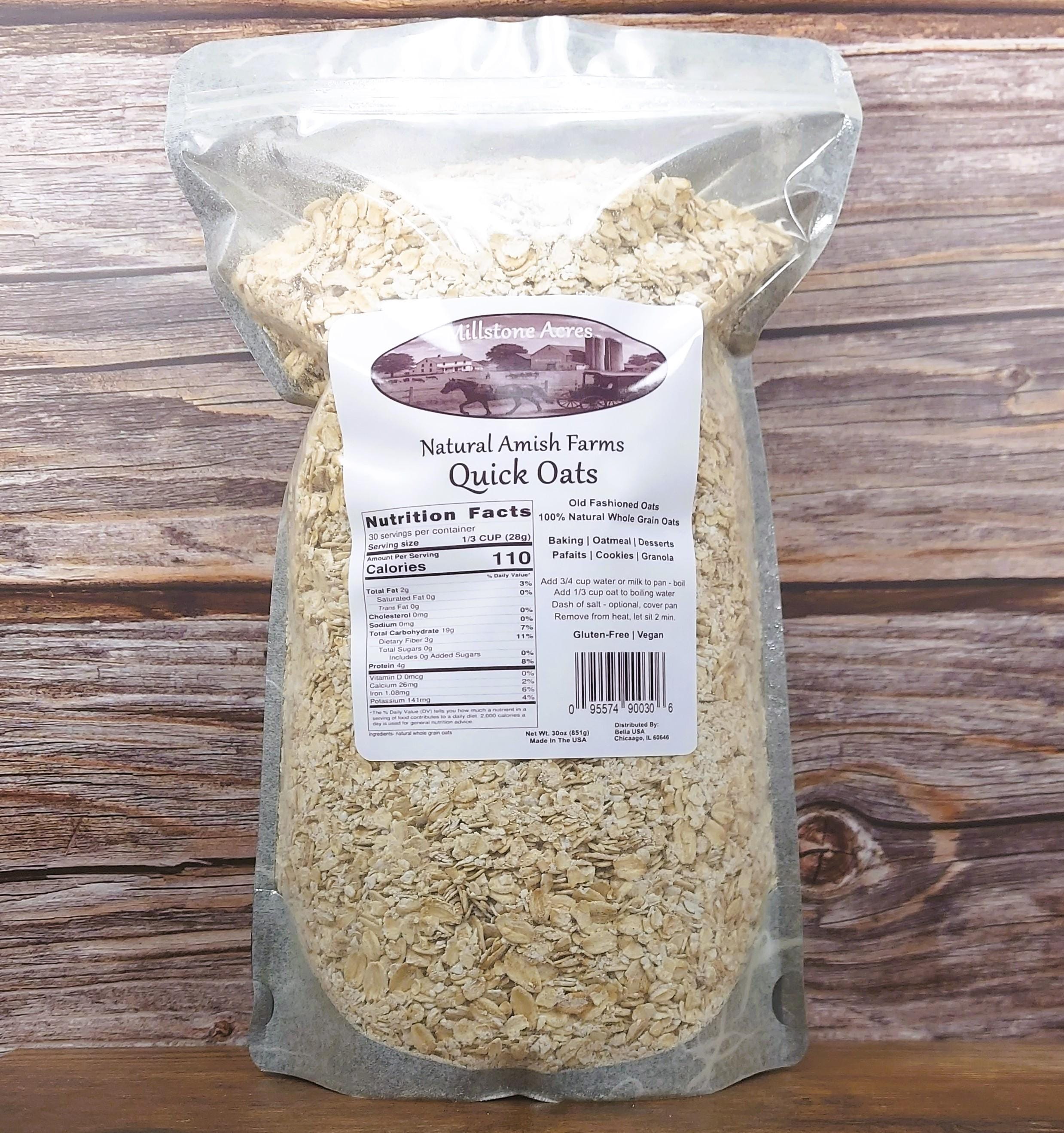 Amish Natural Quick Oats: Non-gmo Clean Label Baking & Breakfast - Etsy