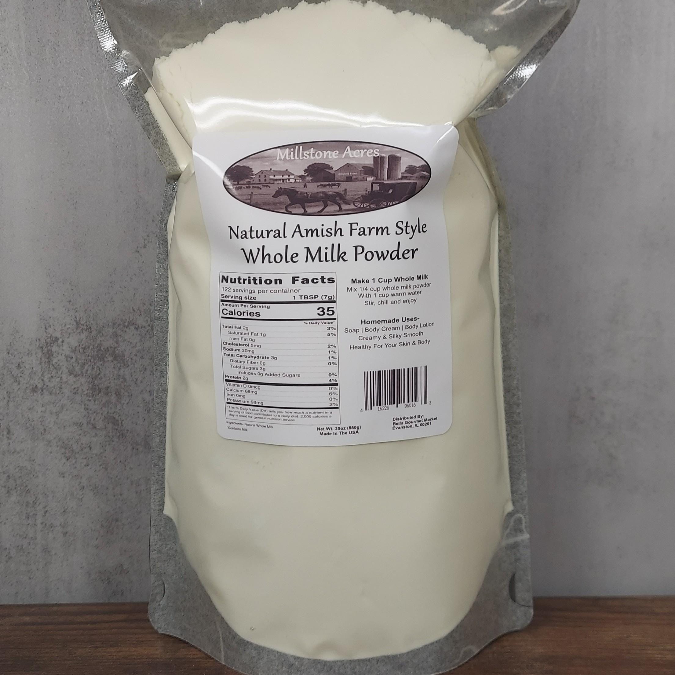 Whole Milk Powder Natural Amish Style – Fresh Dairy Baking & Cooking ...