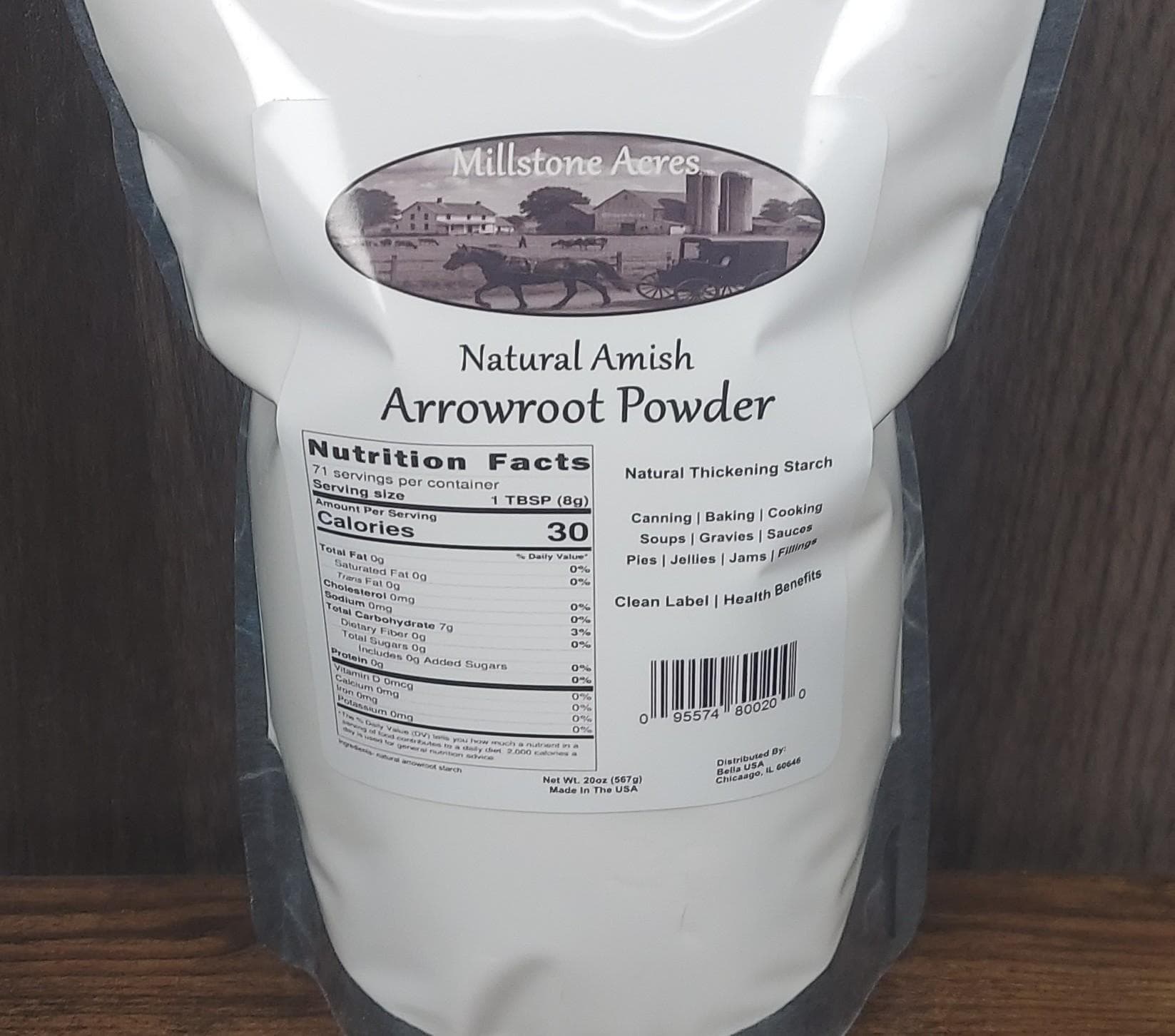 Natural Amish Arrowroot Powder | Gluten-free Thickener for Baking ...