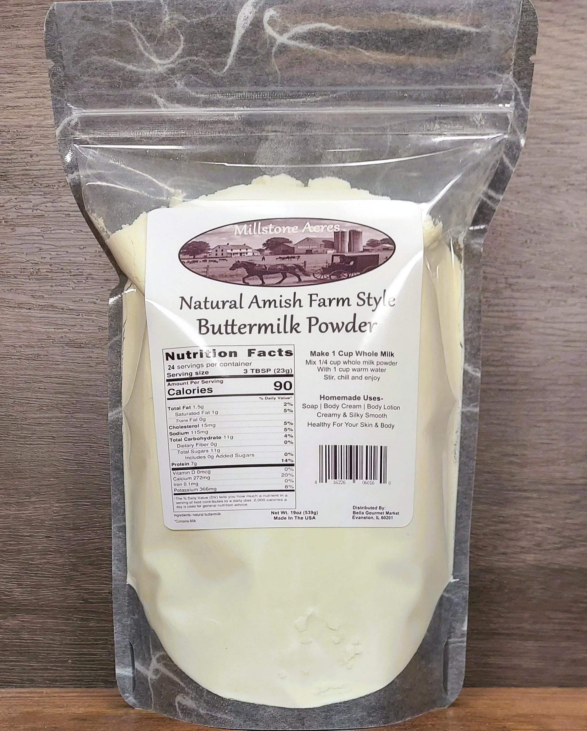 Buttermilk Powder Amish Style | All-natural | Midwest Dairy Sourced ...