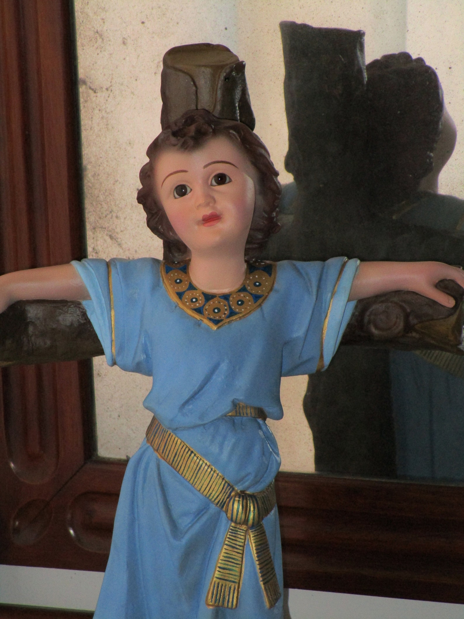 Infant Child Jesus on the Cross With Glass Eyes. Religious - Etsy