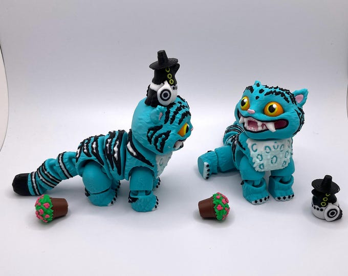 Derpy Tiger 3d Vtuber Model - Ready to Use - Multiple Colors - VRM ...
