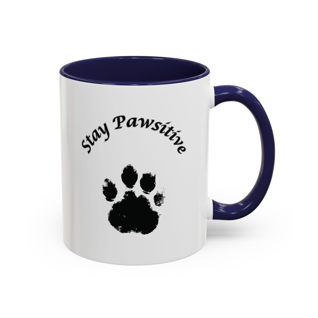 Stay Pawsitive | Elegant Christian Coffee Mug | Quiet Luxury Devotional ...