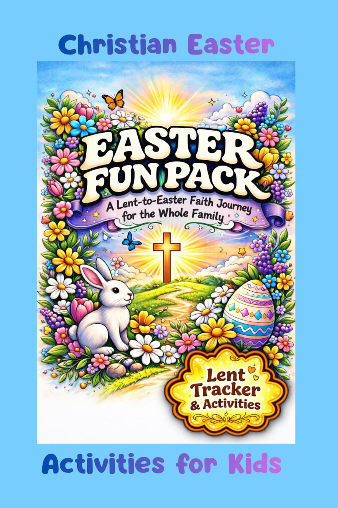 Christian Lent Easter Activity Pack for Kids | Faith Journey Printables ...