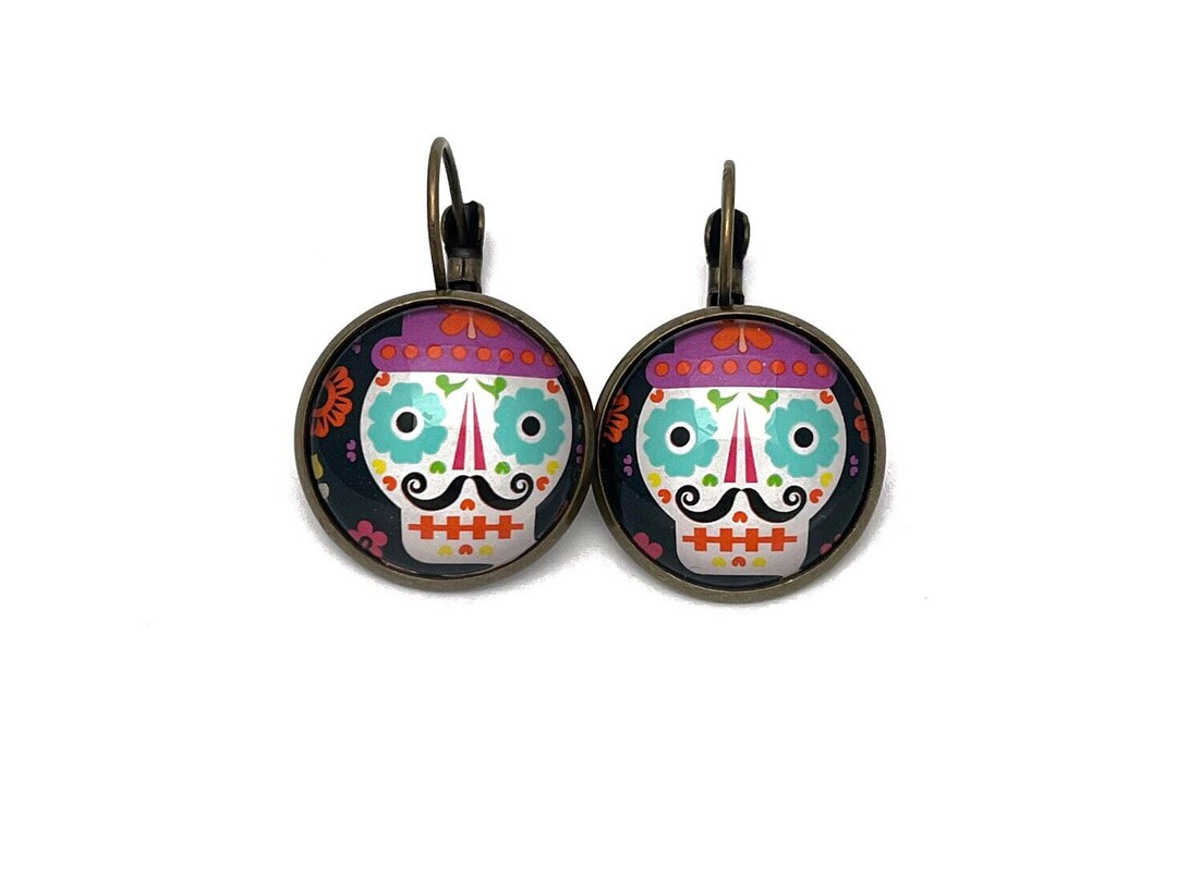 2021 Day of the Dead - Sugar Skull - USA Stamp - Postage Stamp Jewelry ...