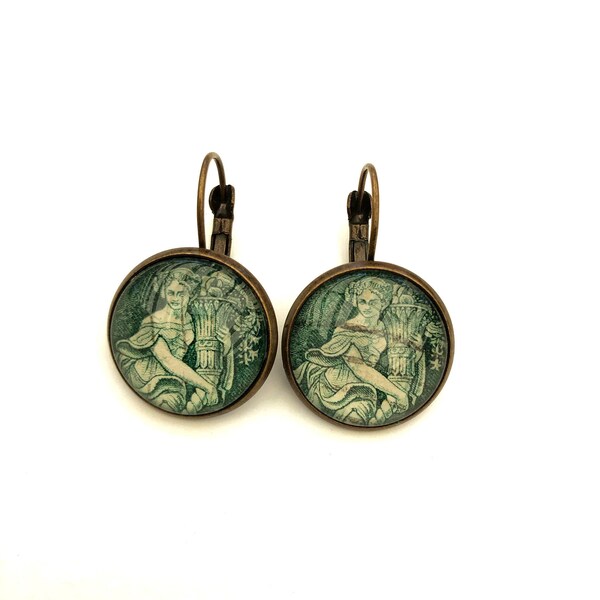 Stamp Earrings - Etsy