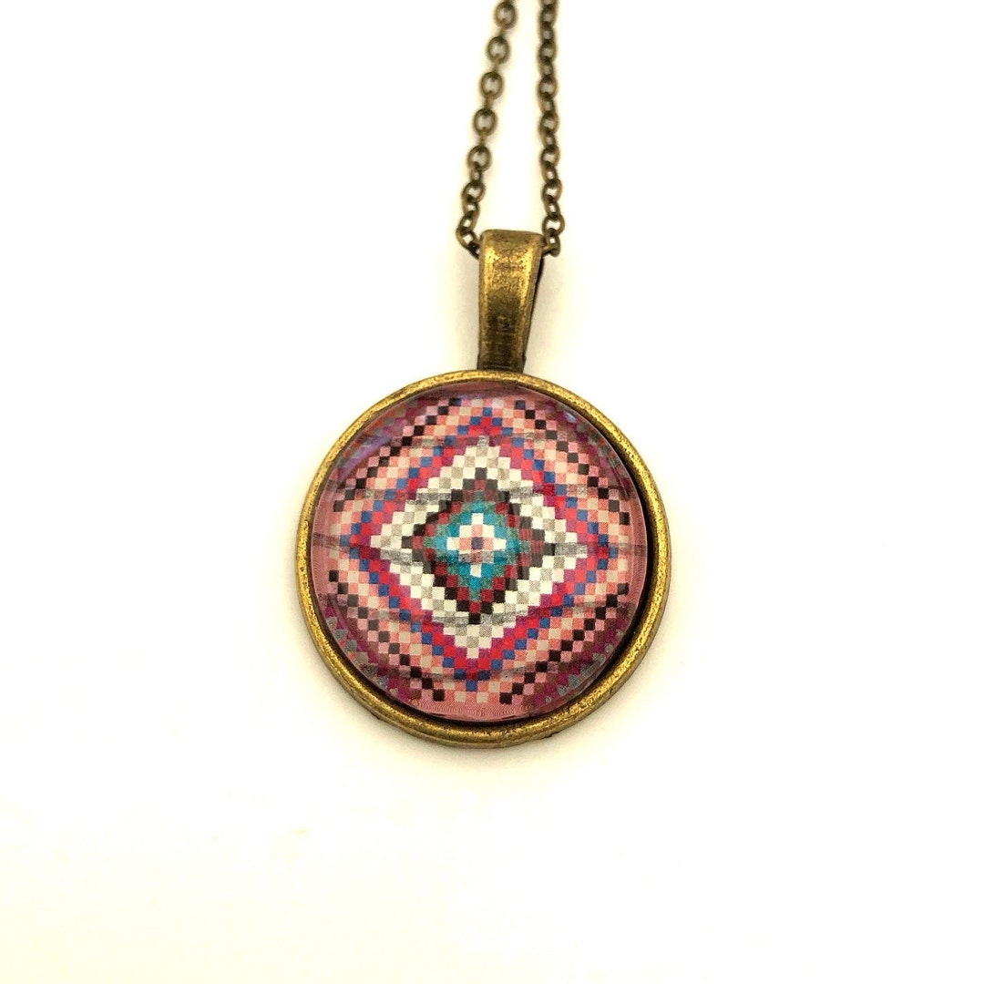 1960 USA Amish Quilt Stamp - Postage Stamp Jewelry - Vintage Postage ...