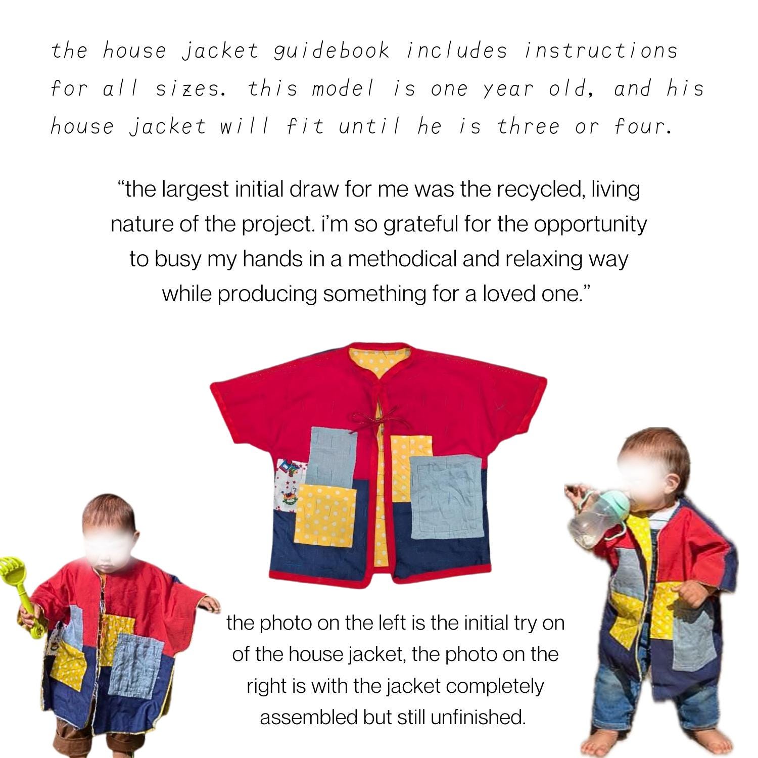 House Jacket Guidebook: A Quilted Jacket Project | Hand Sewing ...