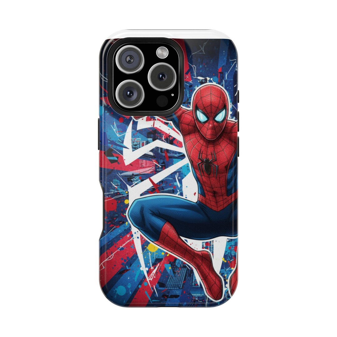 Comic Superhero Web-slinger Phone Case | Impact-resistant Case Gift ...
