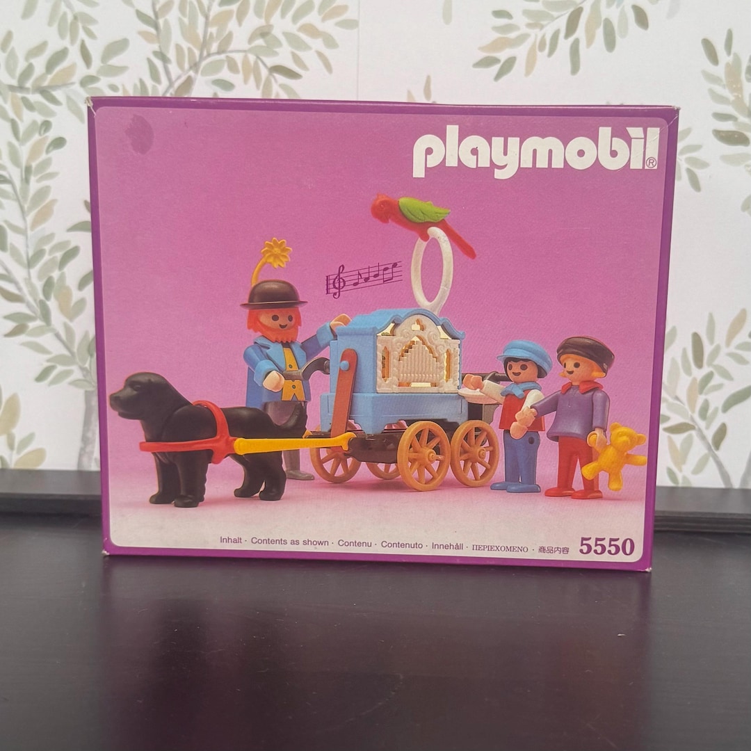 1990 Vintage Playmobil 5550 Organ Grinder With Children | New in Box ...