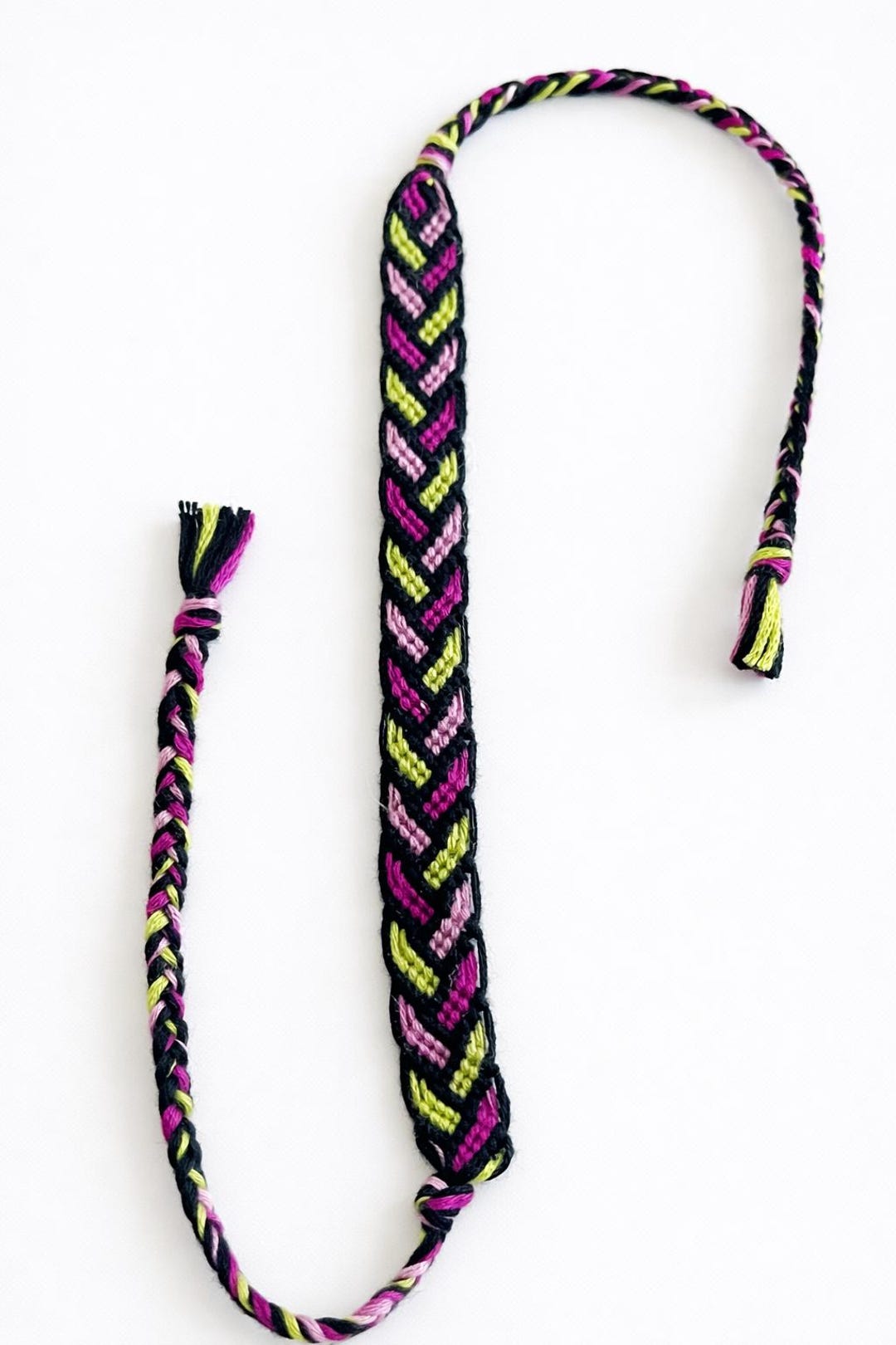 Berry Pop Leaf Braid Friendship Bracelet - Etsy