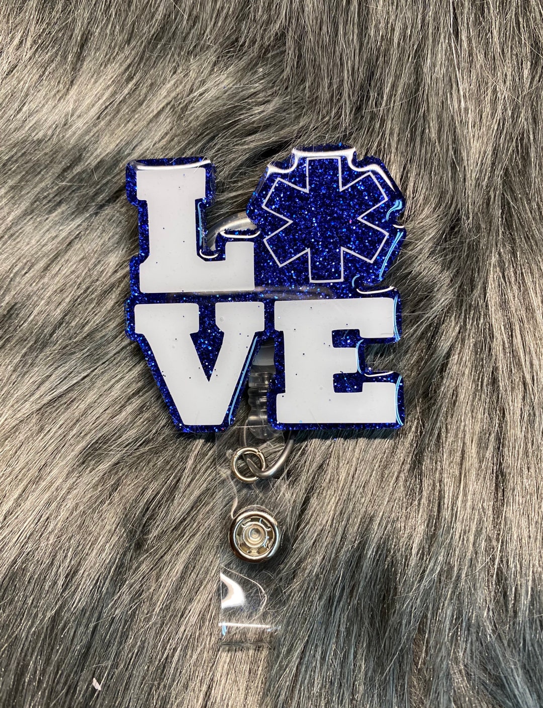 Love Ems Retractable Badge Reel Personalized Badge Reel, Custom Name ...