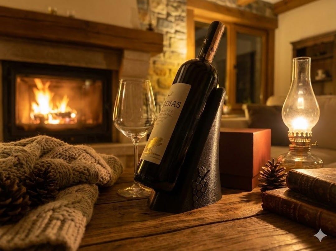 Single Bottle Wine Chiller Stand | Modern Wine Gift - Etsy