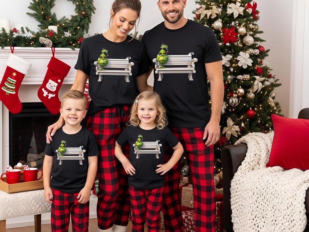 Sad Grinch on Bench Christmas T-shirt, Funny Holiday Tee - Etsy