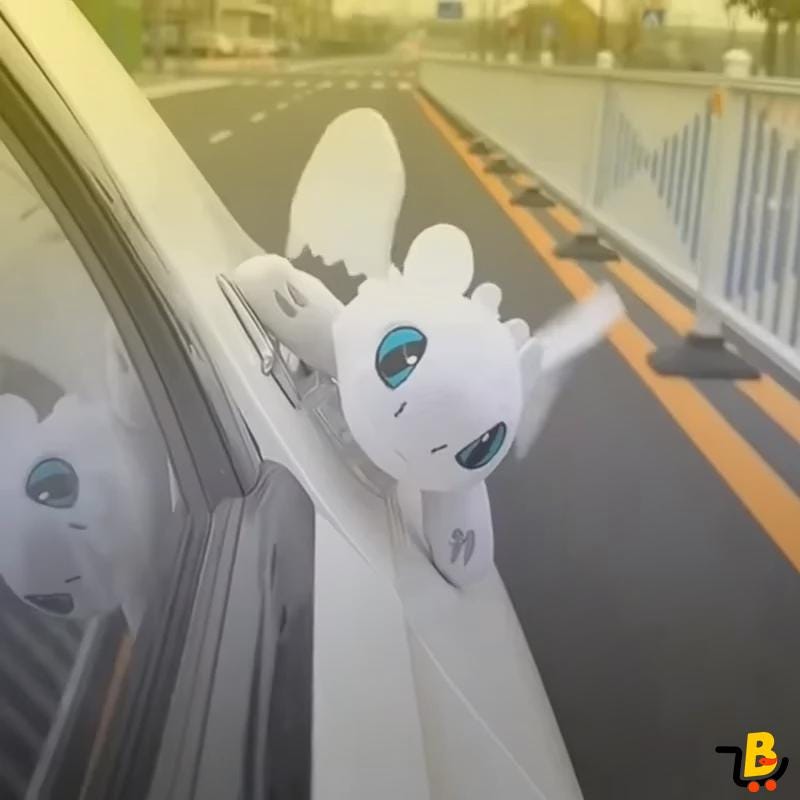 Dragon Tamer Kawaii Toothless Baby Wings Moving Doll Cute Cartoon Car