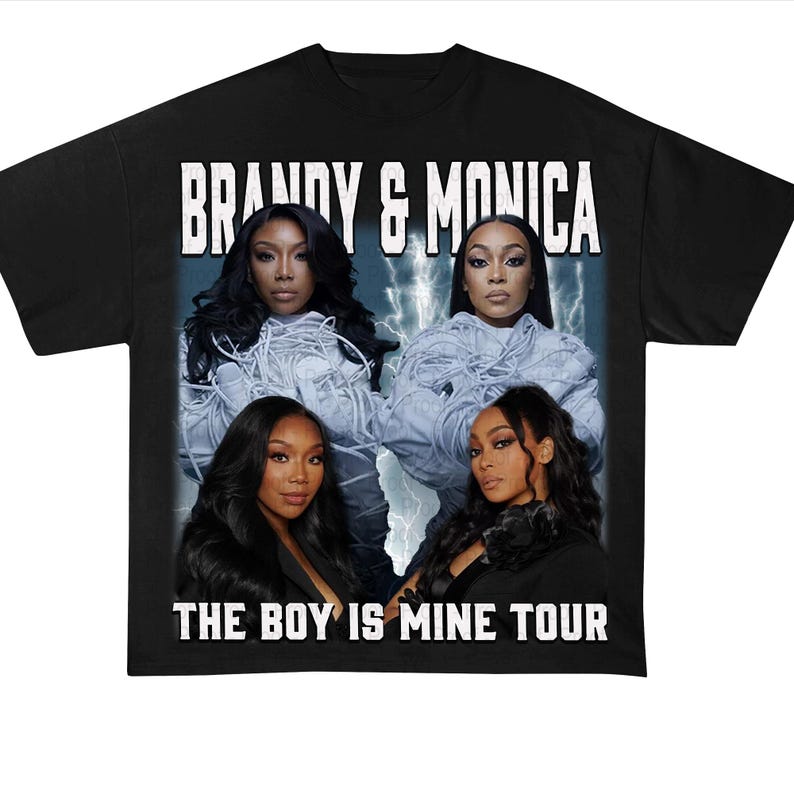 Brandy and Monica the Boy is Mine 2025 Tshirt PNG Design, Bootleg Tee ...